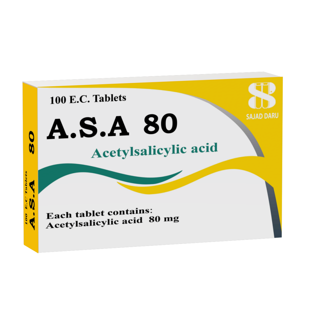 ASA-80mg – شرکت داروسازی سجاد دارو